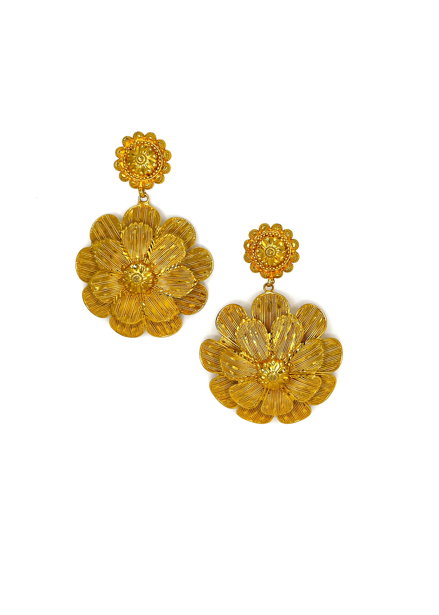 Gold Earring Tops Designs For Women With Price
